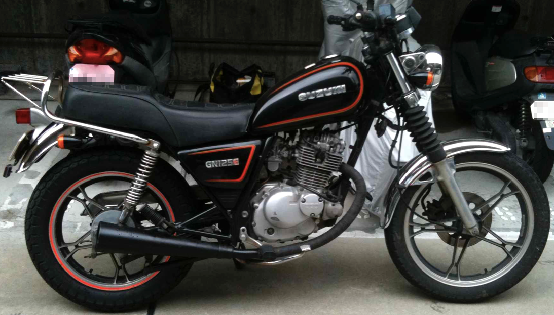GN125マフラーを耐熱ブラック塗装＆耐熱バンテージ取り付け | バイク・アウトドア・遊び場レポートのブログ「アイボウアイテムズ」